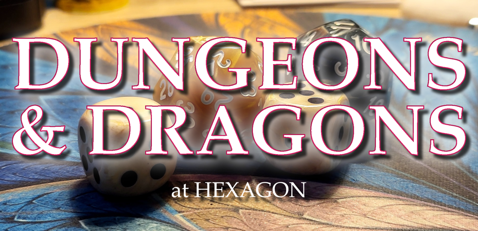 DnD-Banner - The Hexagon Board Game Cafe
